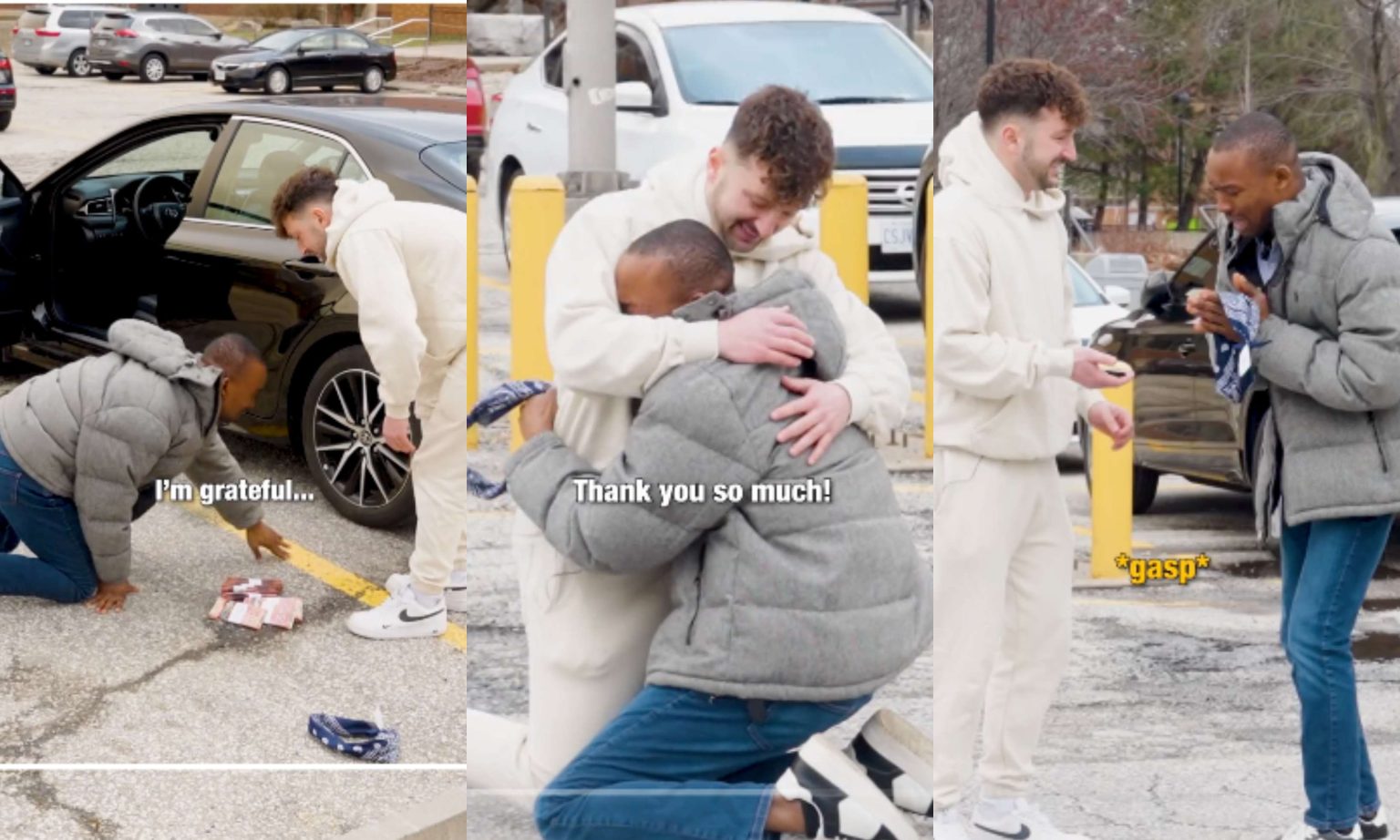 Nigerian Man Burst Into Tears As White Man Gifts Him $100k, Macbook And ...