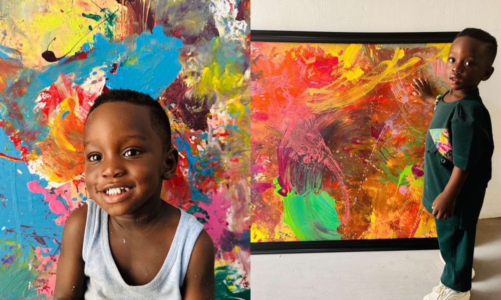 1yr Old Boy Becomes The Youngest Male Artist In The World – Elizabethblog