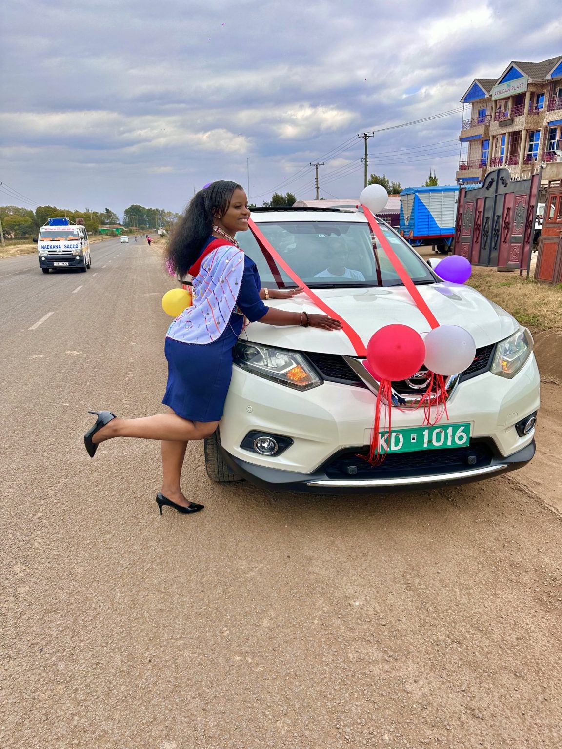 Lady Buys Herself A Car A Year After Gifting Her Parents A House ...