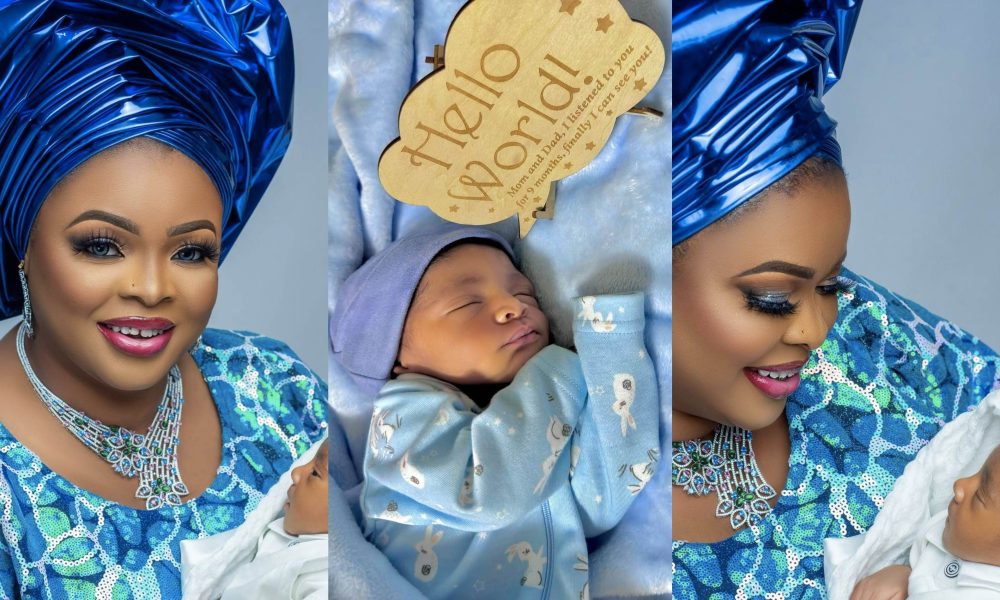 Actress Dayo Amusa Shares New Photos Of Herself And Her 1st Child ...
