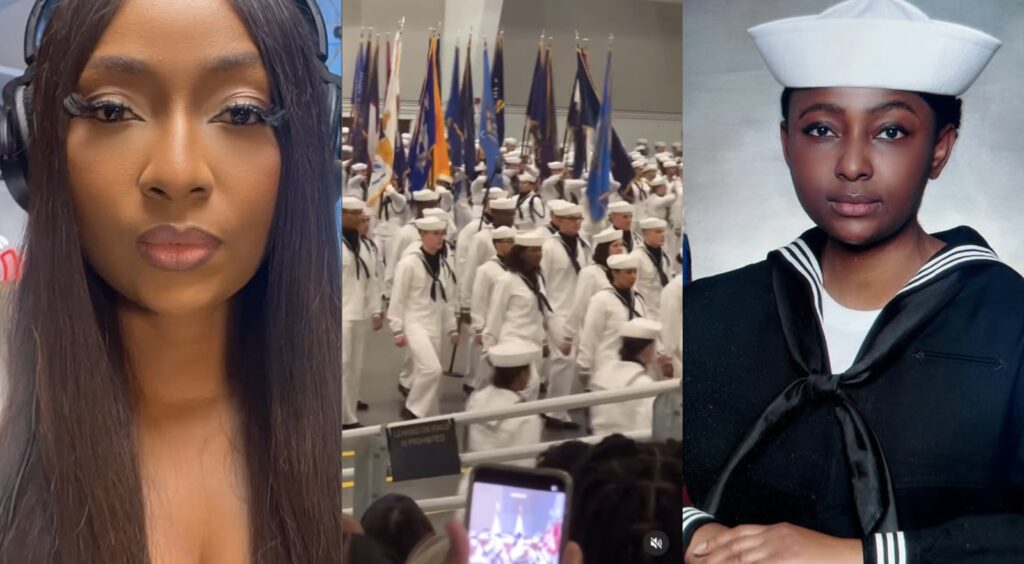 Nigerian Actress Grace Bassey Joins The U.S. Navy, Becomes A Sailor ...