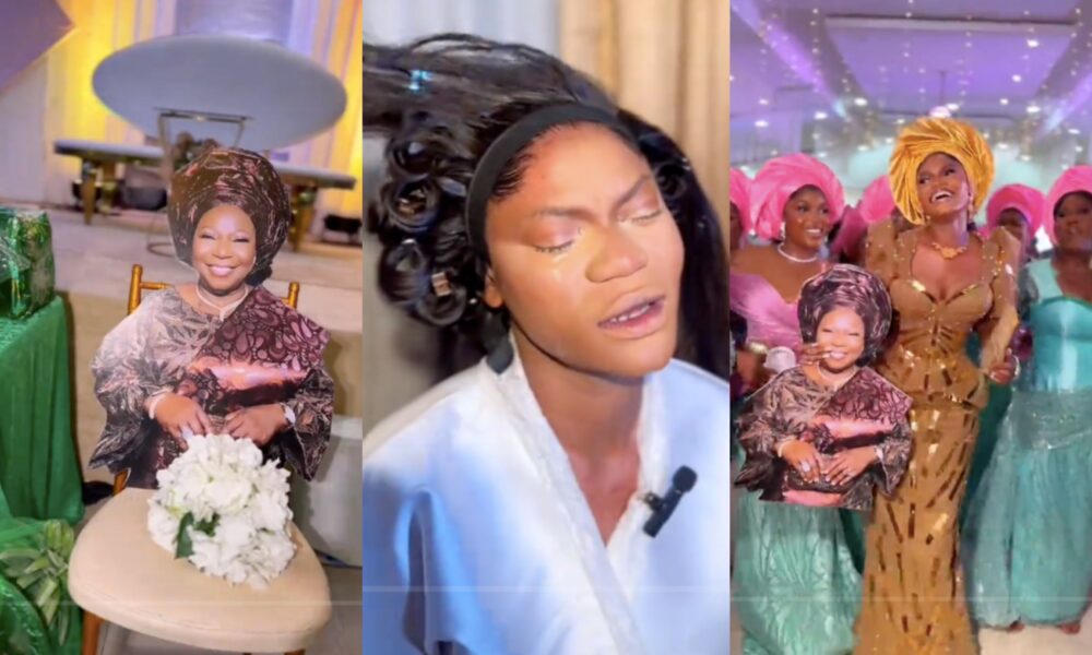 Young Bride Breaks Down In Tears As She Loses Mother Just 5 Days Before ...