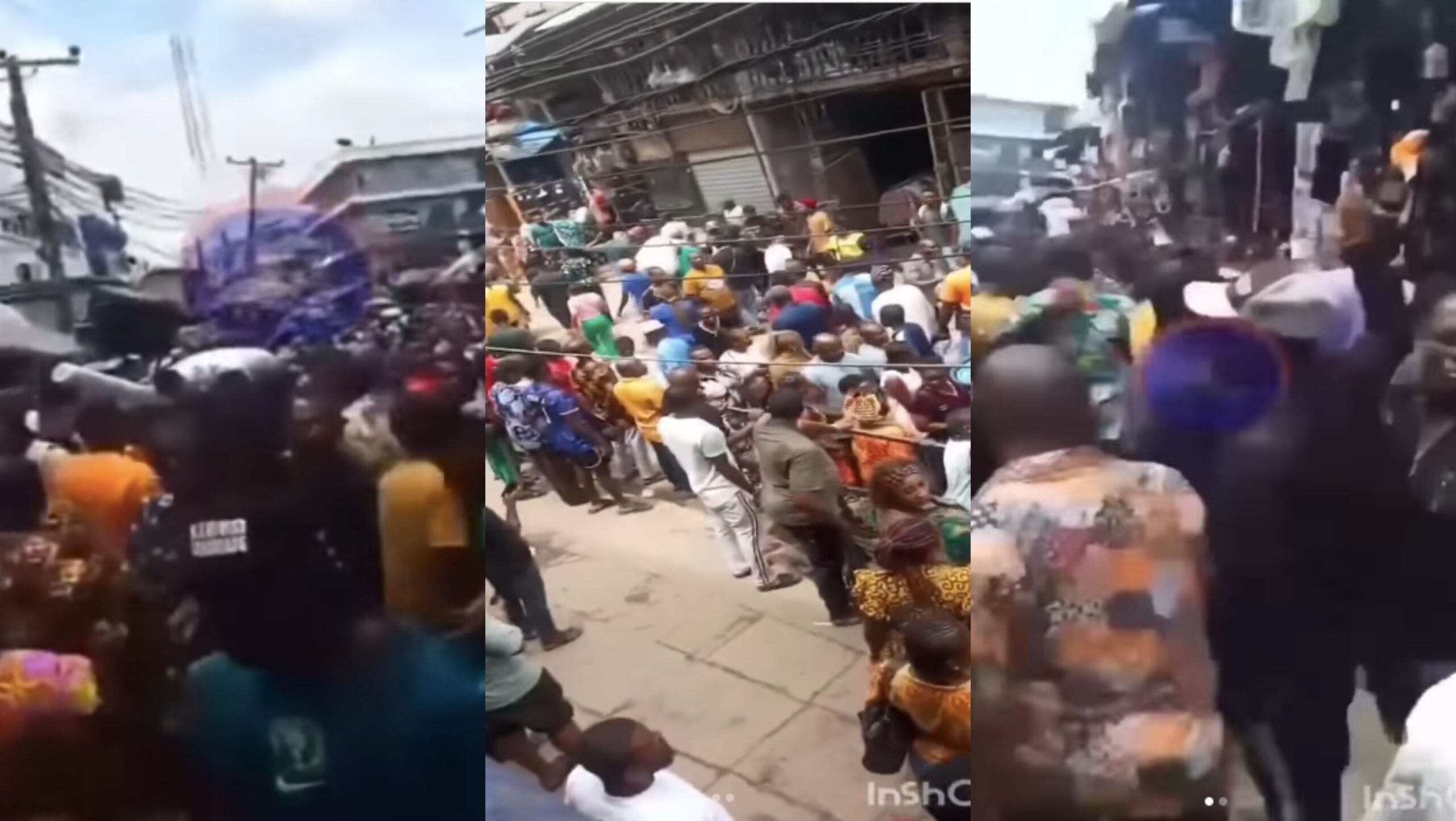 Chaos In Onitsha Market As OCHA Brigade Officers Open Fire, Leaving ...